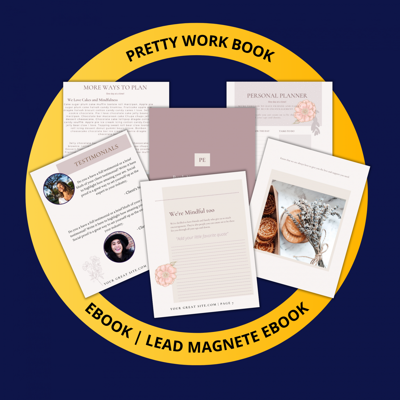 Workbook E-book Lead Magnet - Persistants